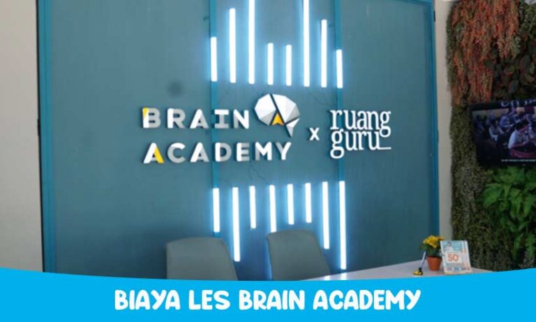 Biaya Les Brain Academy 2025, SD, SMP dan SMA